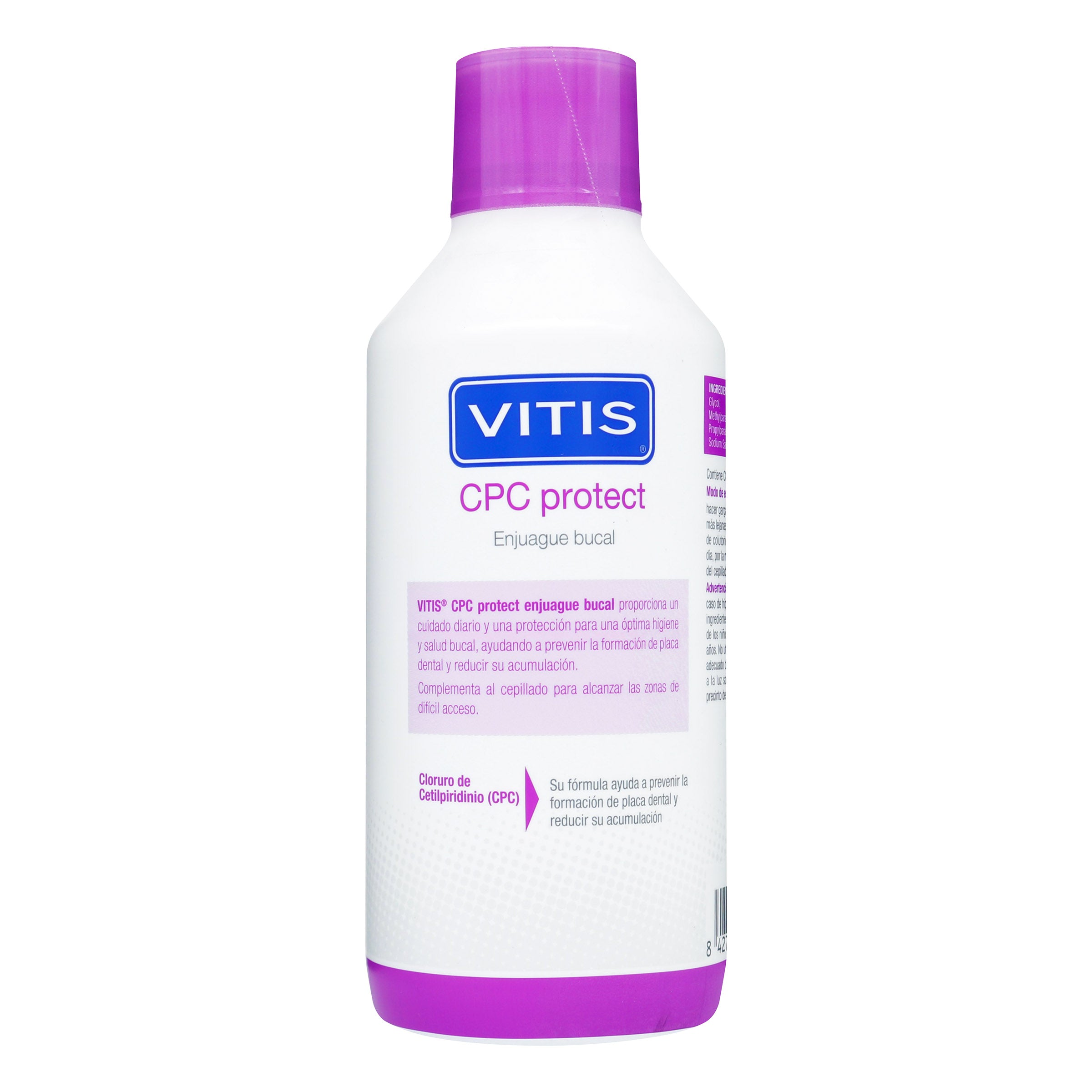 ENJUAGUE BUCAL VITIS CPC PROTECT 500 ML | Uno A Droguerias
