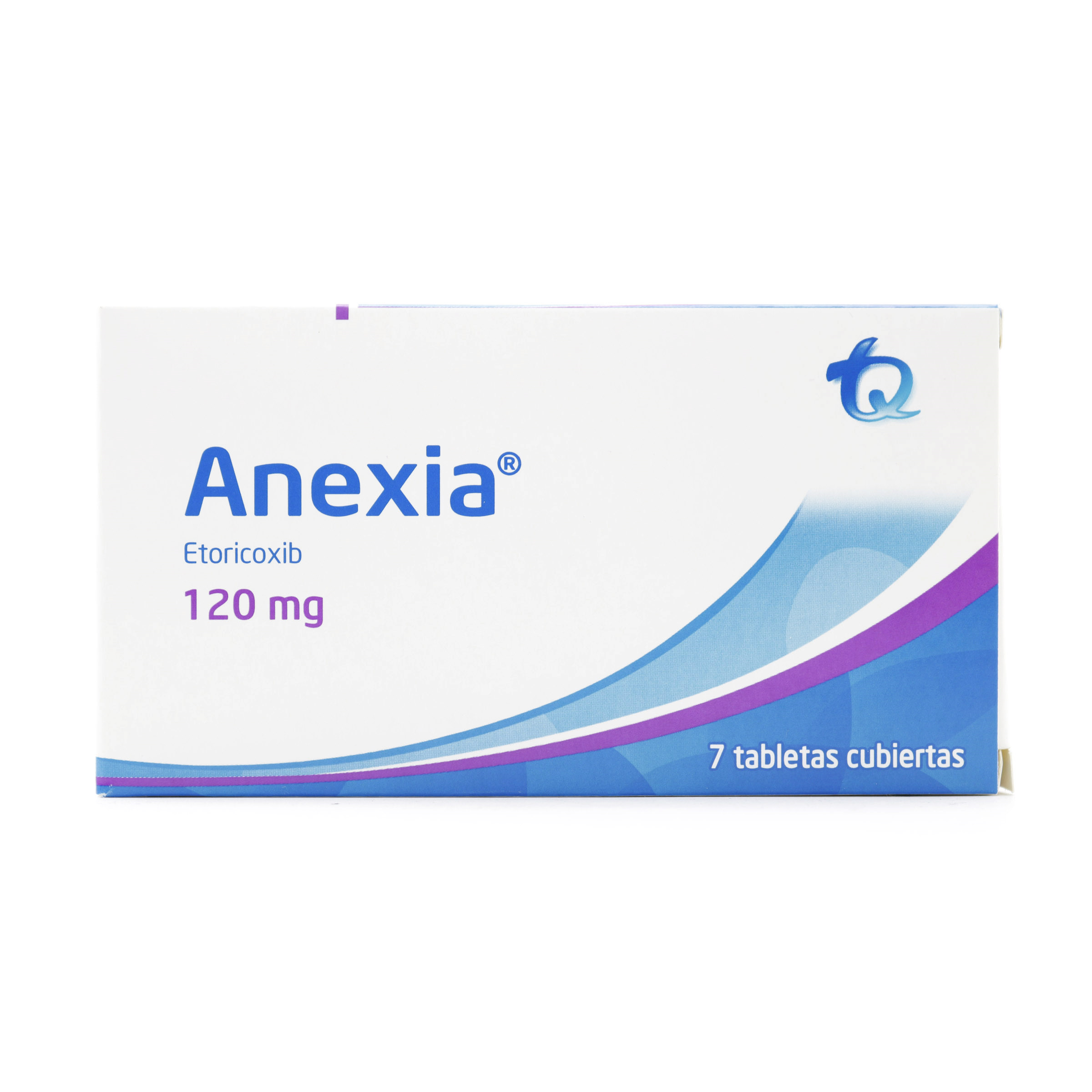 ANEXIA 120 MG 7 UNIDADES | Uno A Droguerias