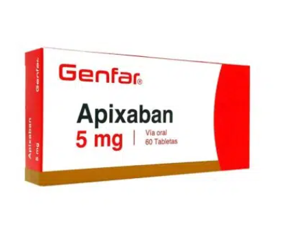 Apixaban 5 Mg 60 Tabletas Uno A Droguerias