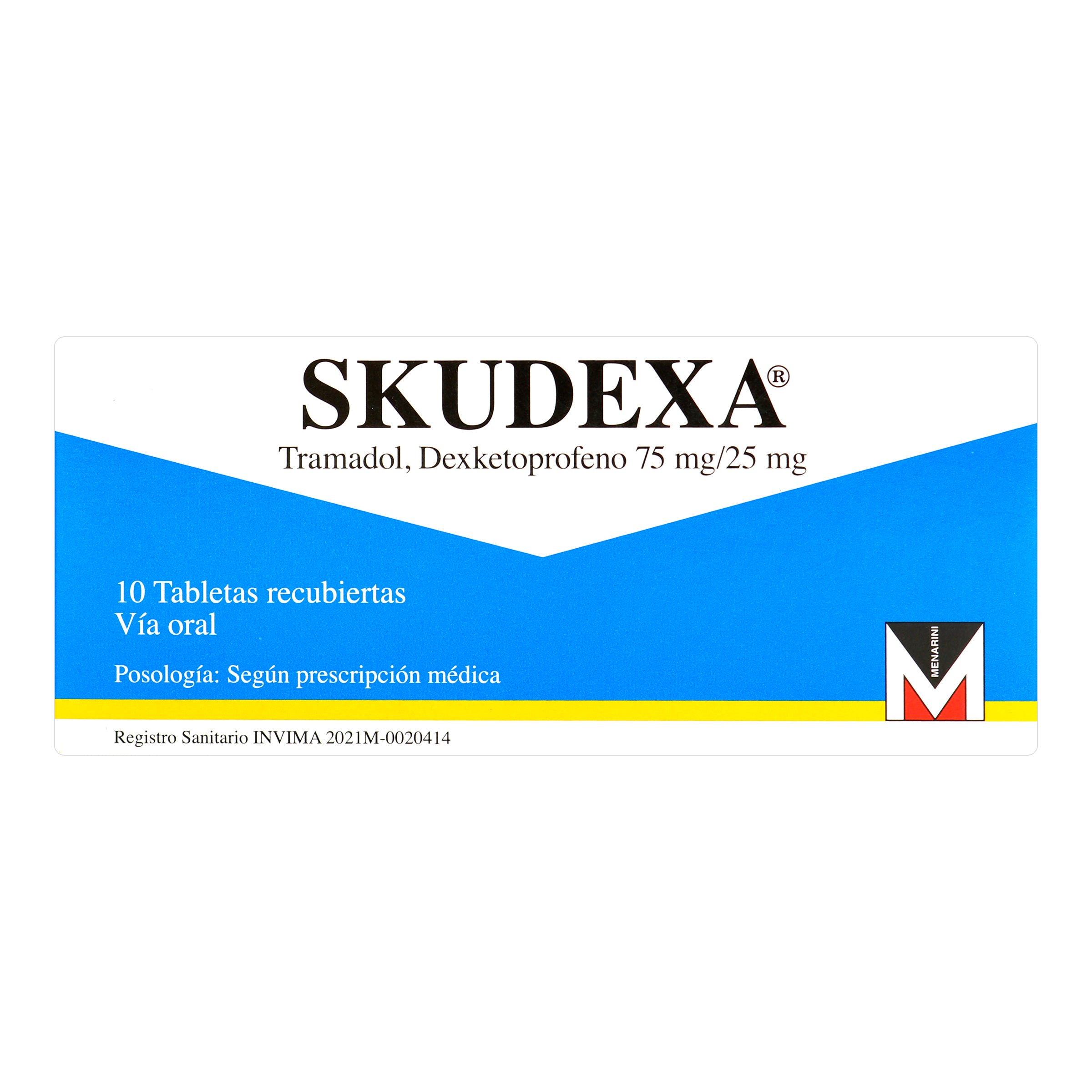 SKUDEXA (TRAMADOL+DEXKETOPROFENO) 75_25 MG 10 TABLETAS - (CG15%) | Uno ...