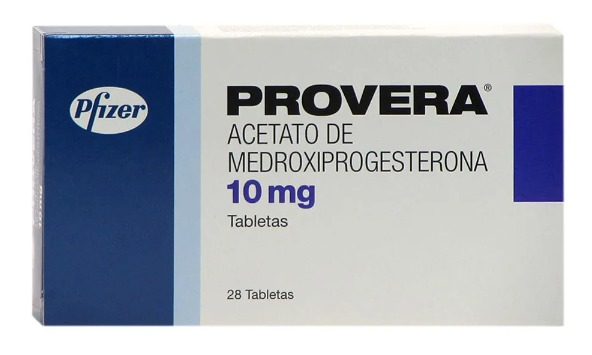 (F) PROVERA 10 MG 28 TABLETAS | Uno A Droguerias