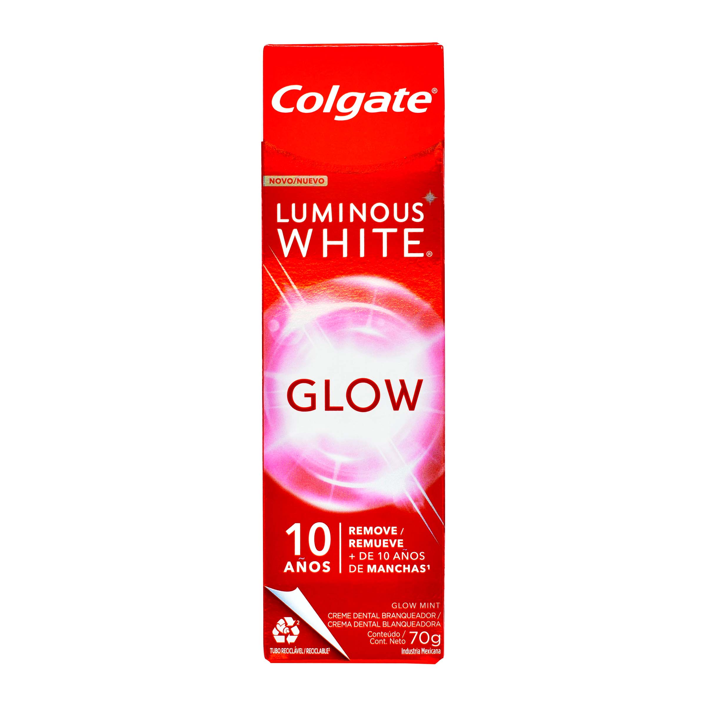 CREMA DENTAL COLGATE LUMINOUS WHITE GLOW 70 GR | Uno A Droguerias