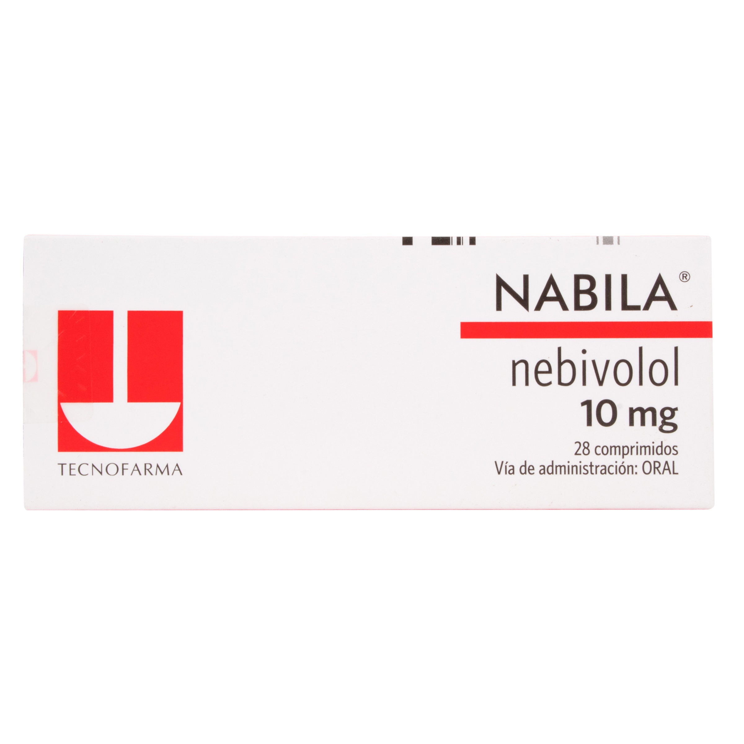NABILA (NEBIVOLOL) 10 MG 28 COMPRIMIDOS | Uno A Droguerias