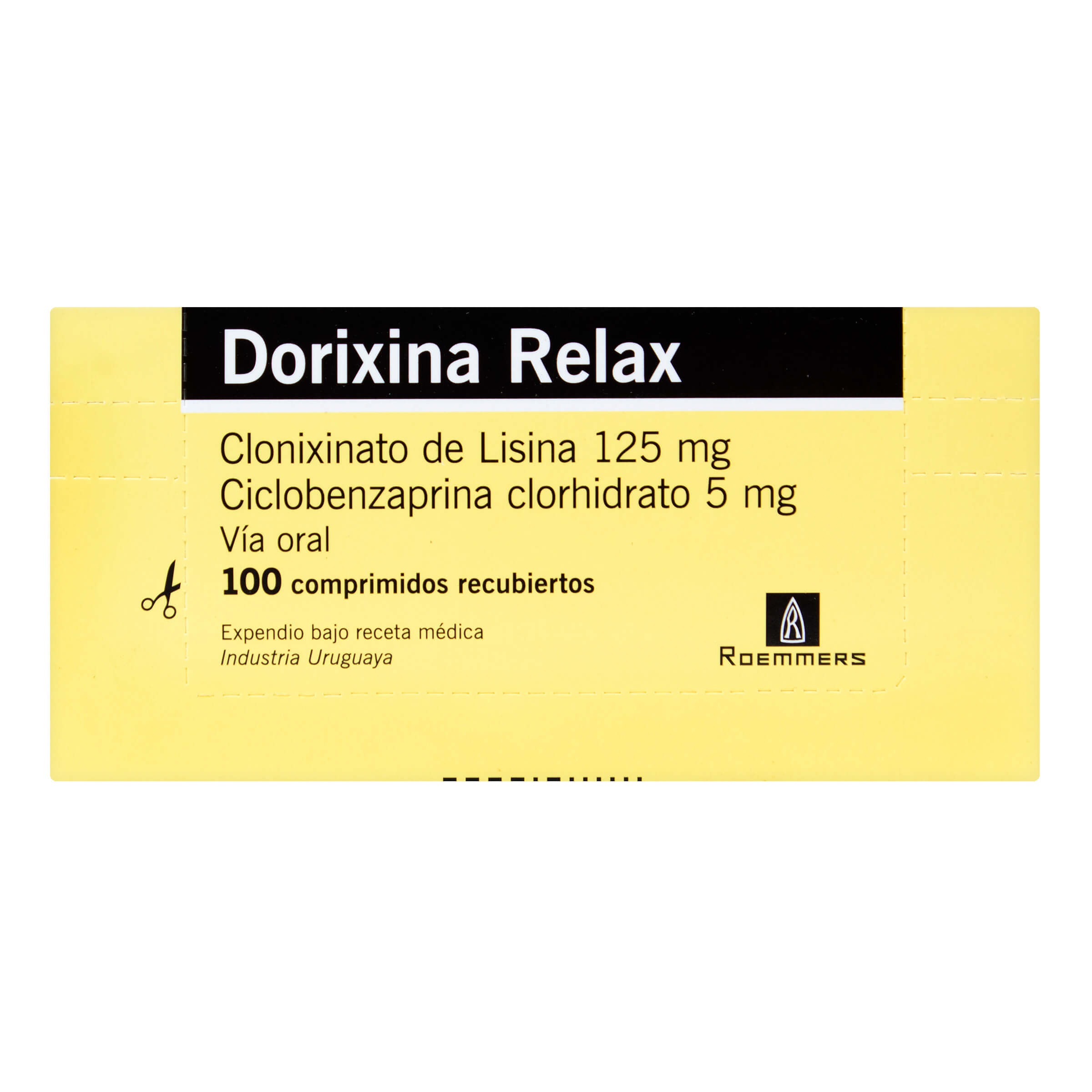 DORIXINA RELAX 100 COMPRIMIDOS | Uno A Droguerias