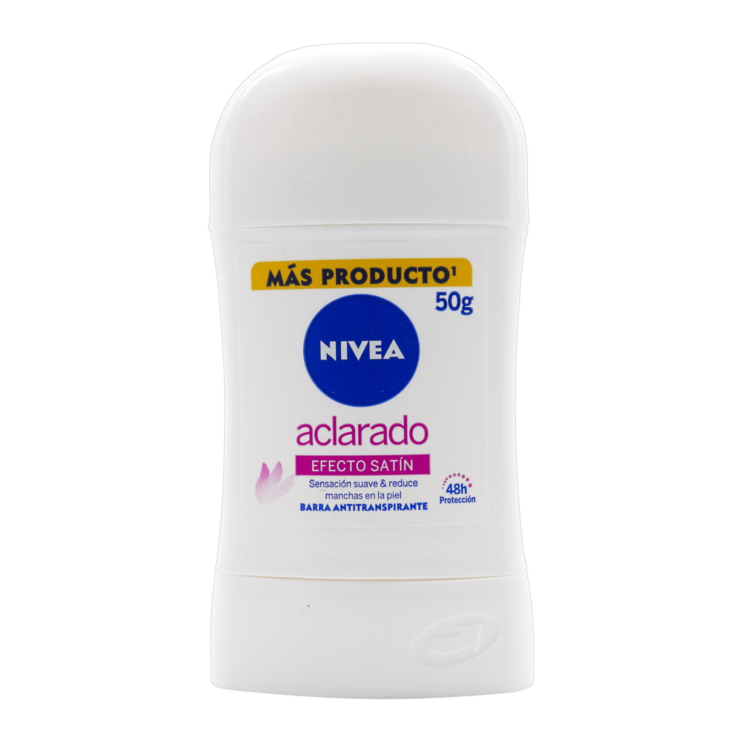 DESODORANTE NIVEA BARRA ACLARADO SATIN 50 GR M | Uno A Droguerias
