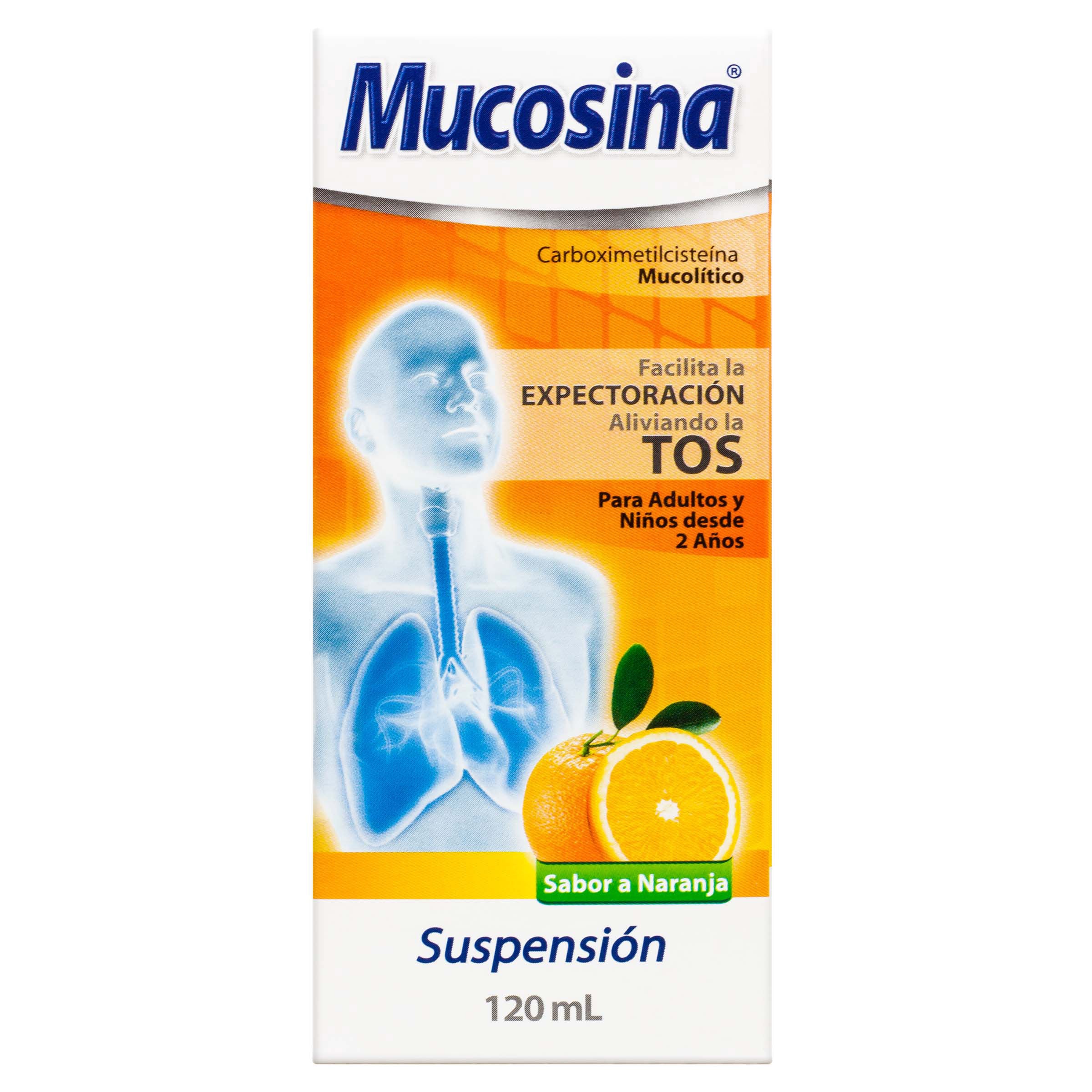 MUCOSINA SUSPENSION 120 ML | Uno A Droguerias