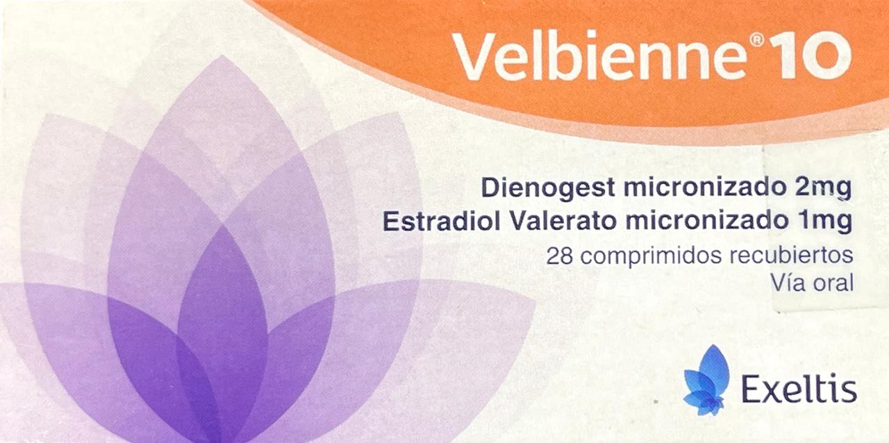 VELBIENNE 10 2 MG 28 COMPRIMIDOS | Uno A Droguerias