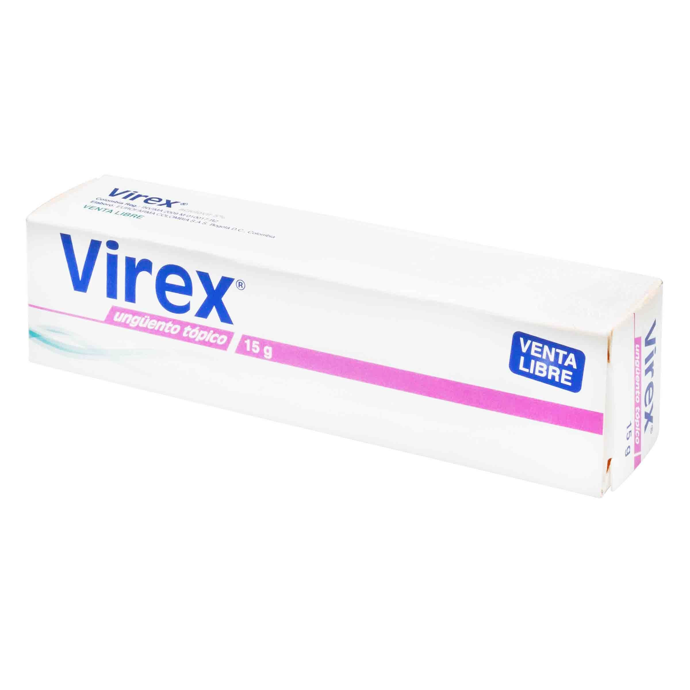 VIREX UNGUENTO 15 GR | Uno A Droguerias