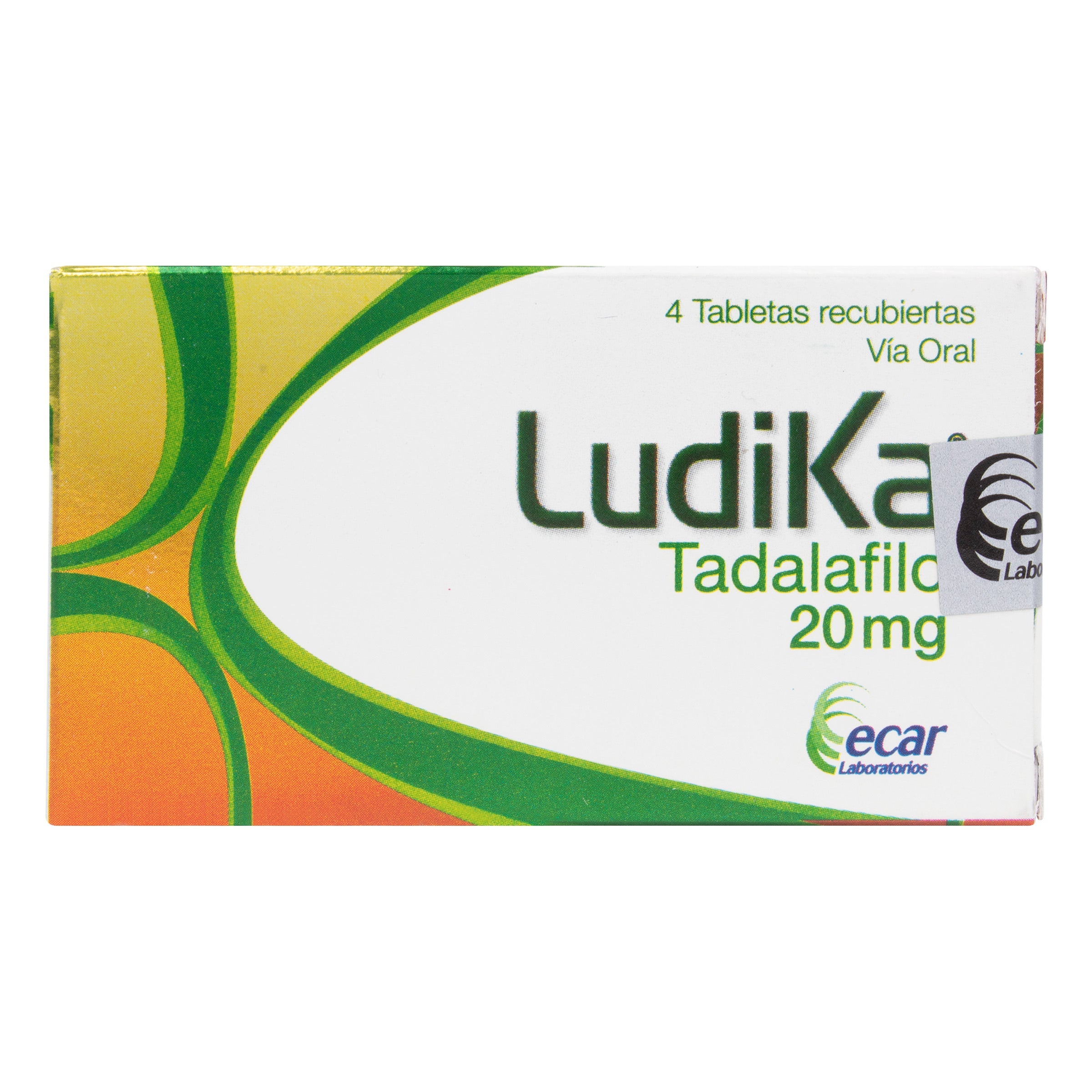 (F) LUDIKA 20 MG 4 TABLETAS - (LR) (S) - 1 UNIDADES | Uno A Droguerias