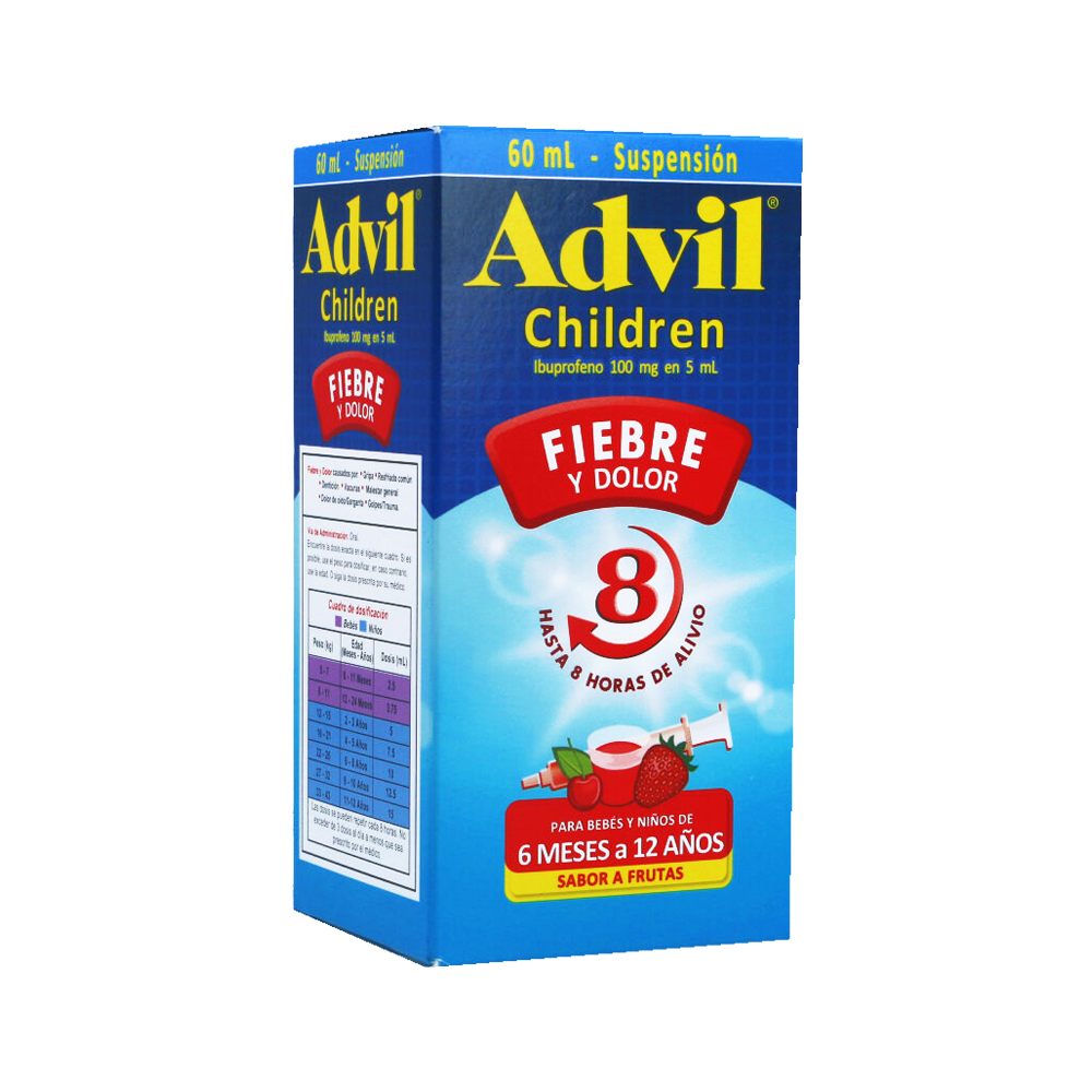 ADVIL CHILDREN SUSPENSION 60 ML - (EXH2) | Uno A Droguerias