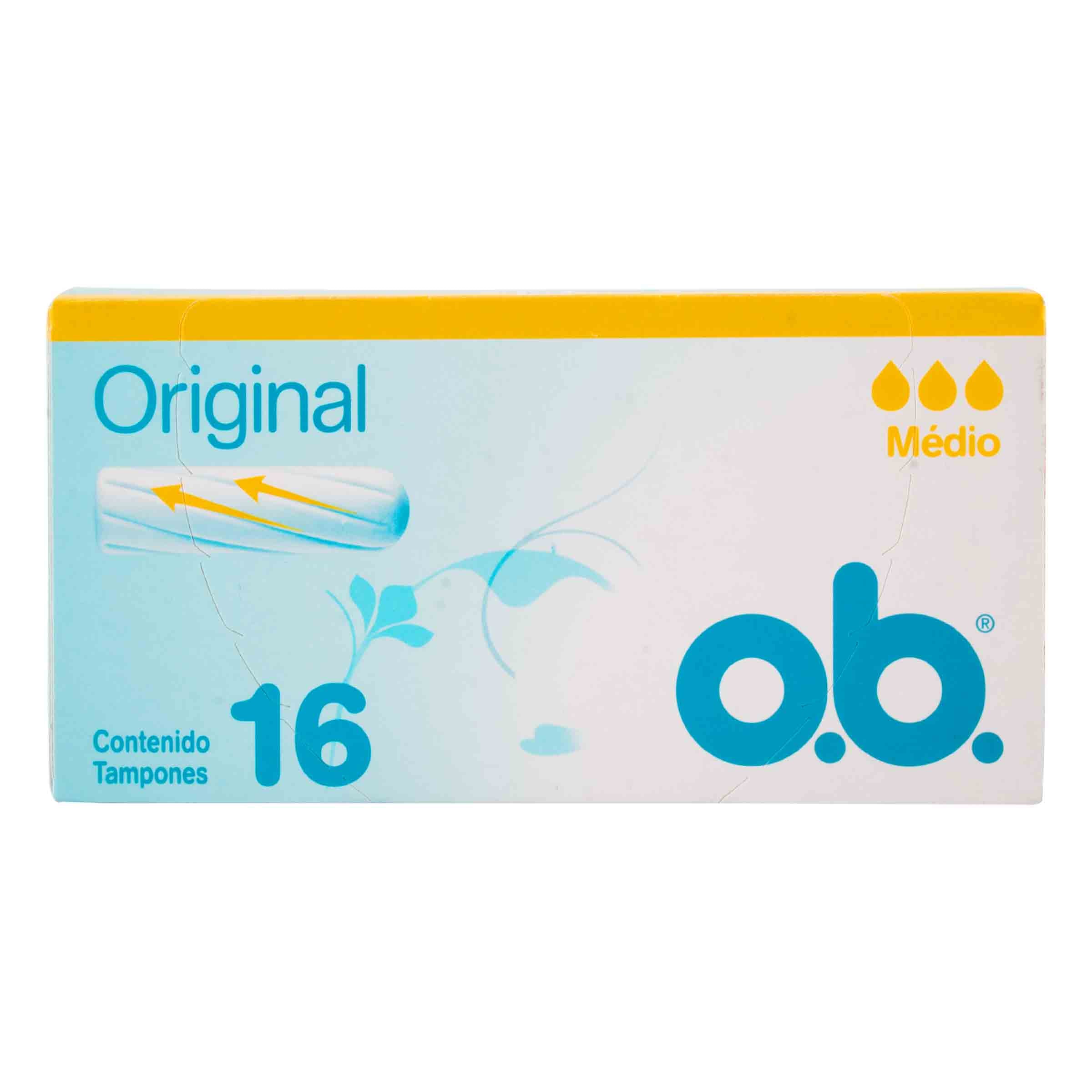 TAMPON OB ORIGINAL SIEMPRE LIBRE MEDIO 16 UNIDADES | Uno A Droguerias