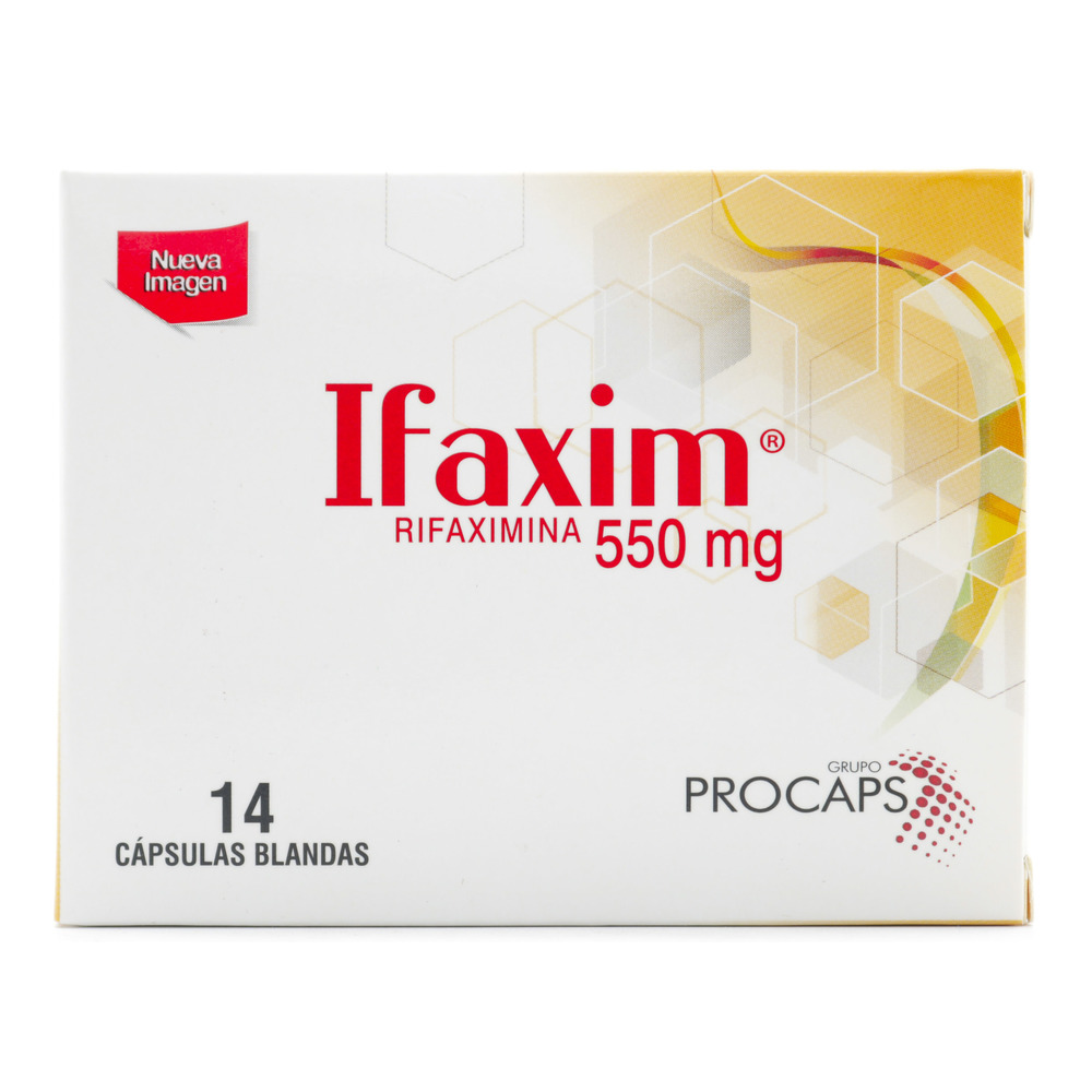 IFAXIM 200 MG 14 CAPSULAS | Uno A Droguerias