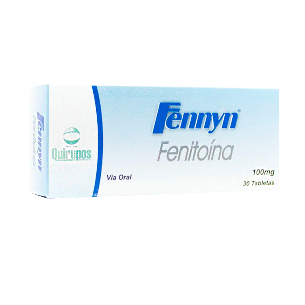 FENNYN 100 MG (FENITOINA) 30 TABLETAS | Uno A Droguerias