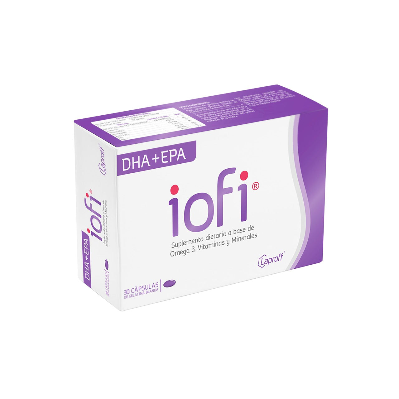 IOFI DHA + EPA 30 CAPSULAS | Uno A Droguerias