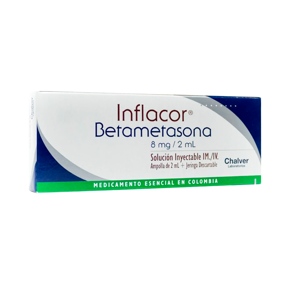 INFLACOR 8 MG 2 ML AMPOLLA | Uno A Droguerias