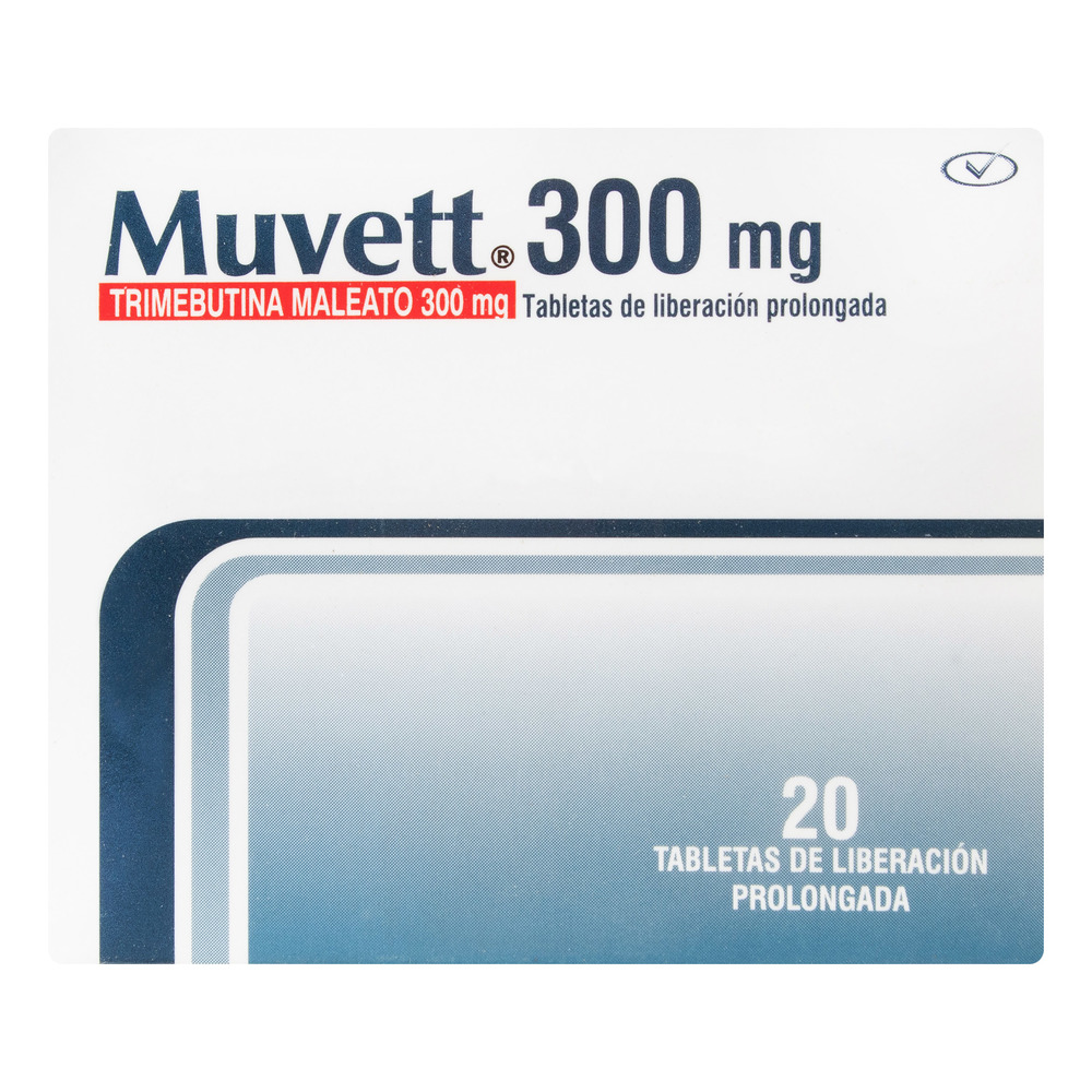 MUVETT 300 MG 20 TABLETAS - (CG15%) | Uno A Droguerias