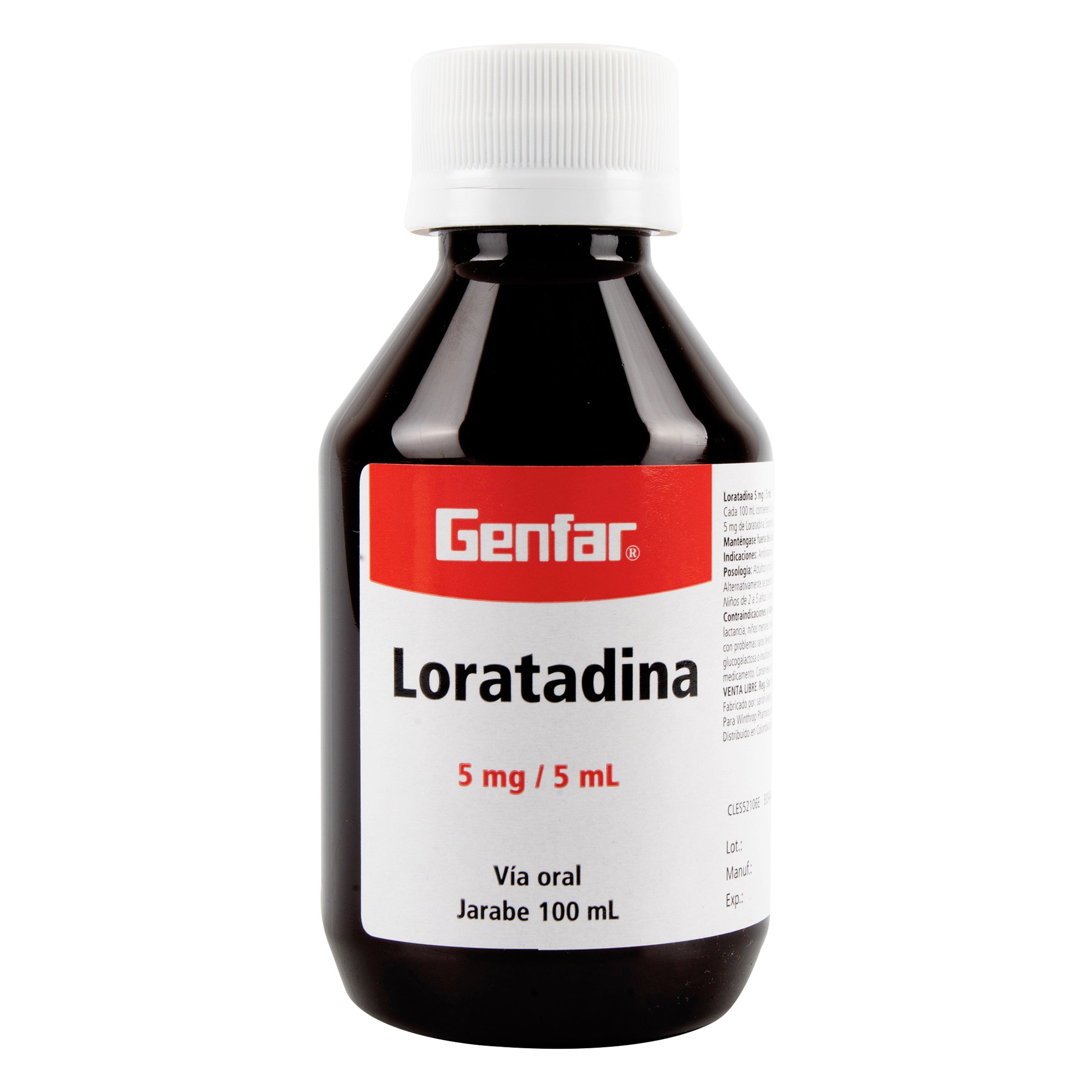 LORATADINA JARABE 100 ML GF | Uno A Droguerias